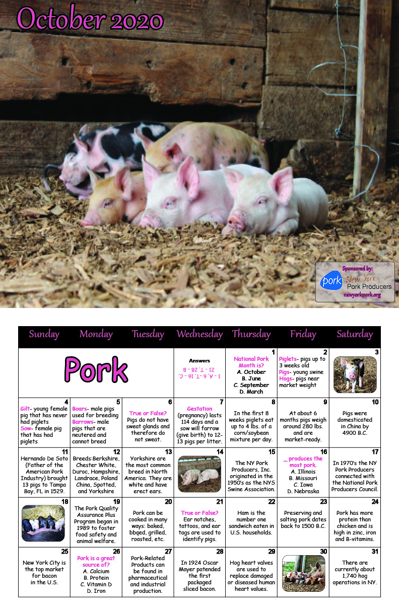 October 2020 Pork :: New York Farm Bureau